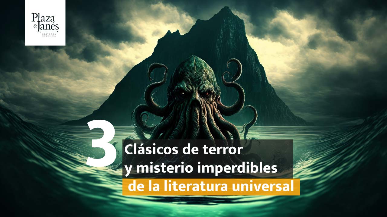 Tres clásicos de terror y misterio de la literatura universal